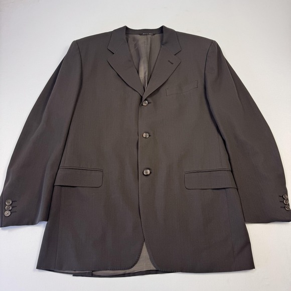 Canali | Suits & Blazers | Canali Suit Jacket Blazer Mens 52 Brown Wool ...
